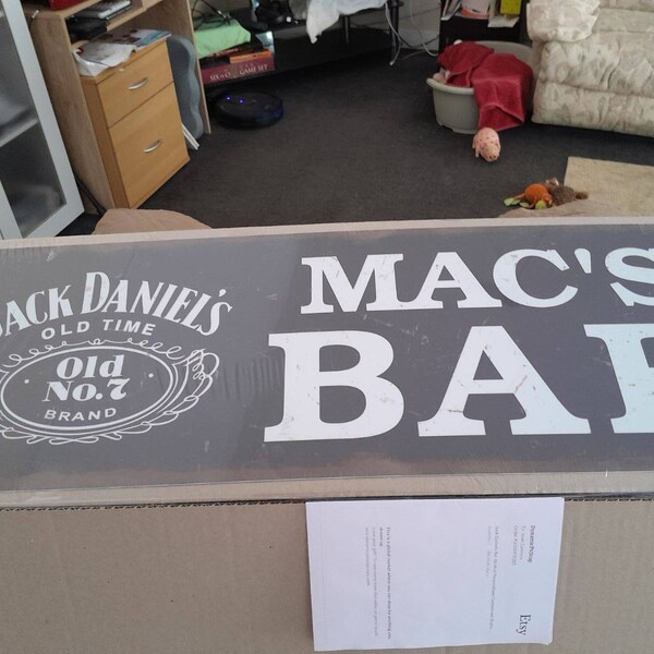 Canadian Club Whisky Bar Rustic Tin Metal Sign Mancave Australian Made ...