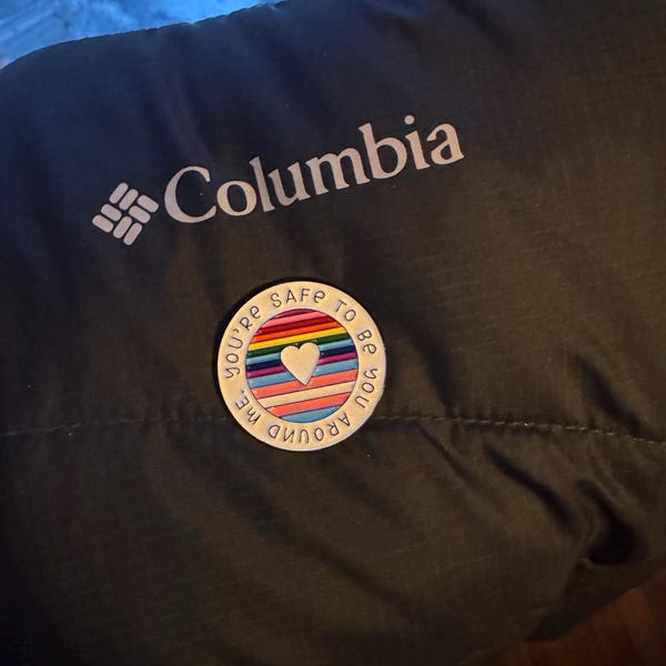 Stay Positive Battery Enamel Lapel Pin, Encouragement Brooch Badge ...