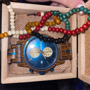 Engraved Thor's Hammer Mjolnir Wooden Watch, Personalized Viking Watch ...