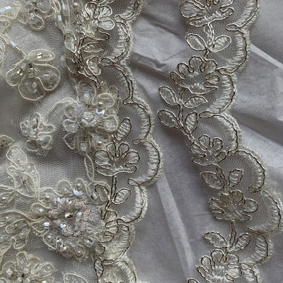 Light Blue 3D Flower Lace Fabric Stylish Dusty Blue 3D - Etsy