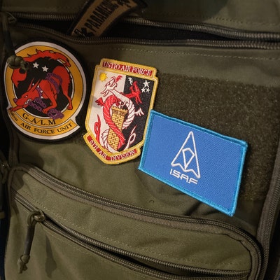 Ace Combat Inspired, ISAF Flag, Military Morale Patch - Etsy