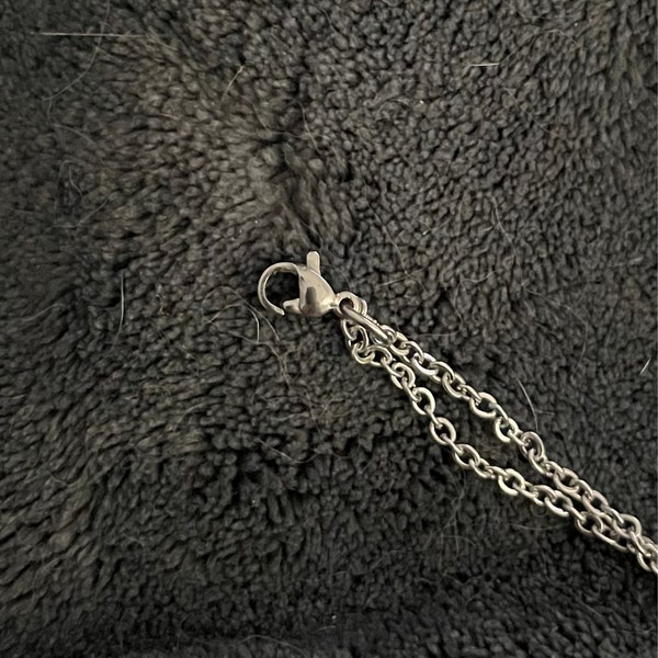 Daisy Chain Carabiner Keyring Chainmail Stainless Steel Hand Made Chain ...