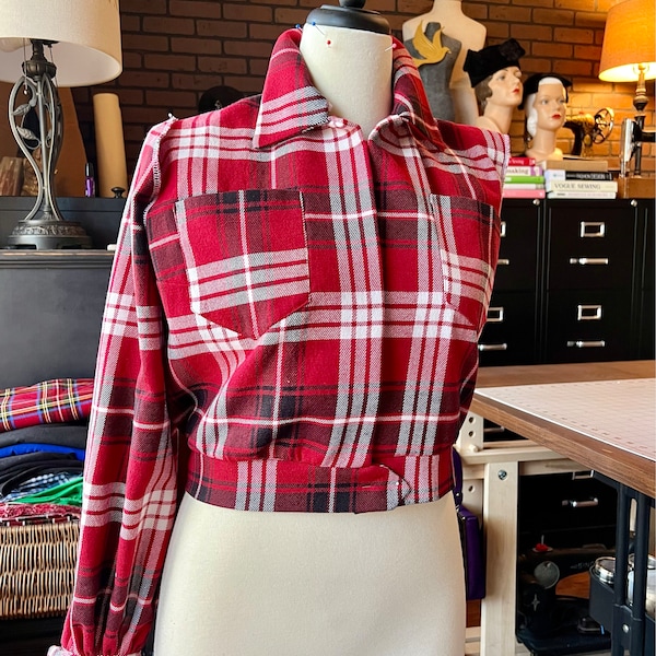 1940s Land Girl Lumber Jacket Digital Pattern - Vintage Sewing Pattern ...