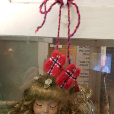 Handknit Norwegian Design Sweater, Trondheim Rose Pattern, Lavender ...