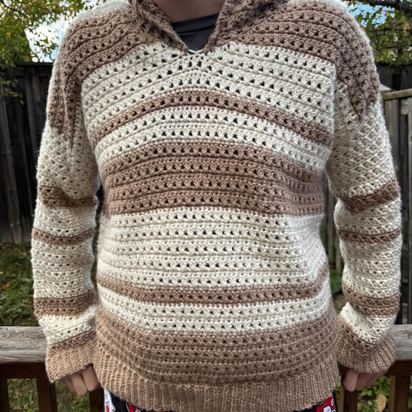 Digital Crochet Pattern | the Outlaw Hoodie - Etsy