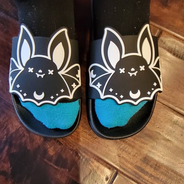 Bat Slides - Women's Sizes 6-11 - Etsy