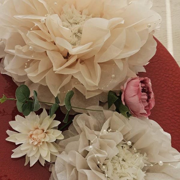 Pippa Collection (set of 10 Flowers), Backdrop Arch Flowers, Decorative ...