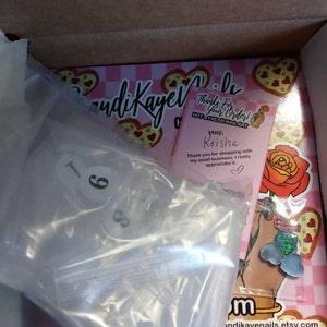 The Flojo Curve 100 Pcs 90s Extra Curve Talon Nail Tips Full Well Taper ...