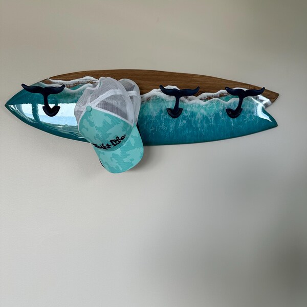 Live Edge Bath Board With Ocean Waves, Black Walnut Wood - Etsy