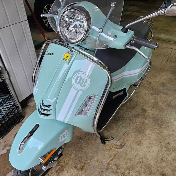 Vespa Side Stripes Stickers With Rainbows for GTS 125 150 200 250 300 ...