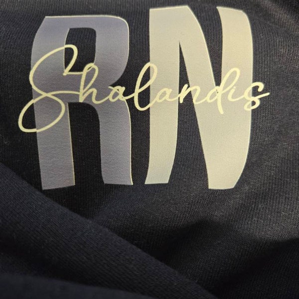 Custom Registered Nurse Sweatshirt With Name, Personalized RN Pocket ...