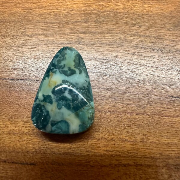 Dendritic Jasper Cabochon With Peach and Cream, Focal Stone for Jewelry ...