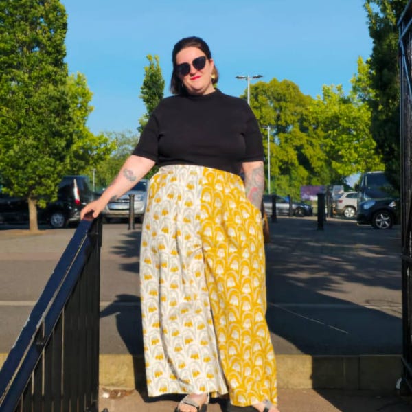 Palazzo Pants PATTERN - Digital Pdf + Video Tutorial, Wide Leg Trousers ...