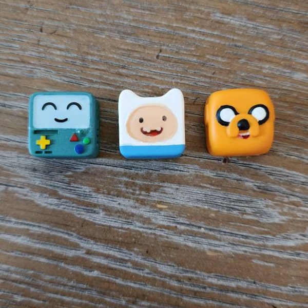 Adventure Time Artisan Keycap: Finn, Jake, BMO - Anime Mechanical ...