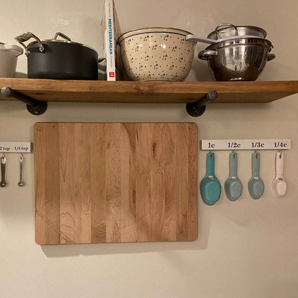 Measuring Cup and Spoon Holder, Organizer, Kitchen Storage, Cup Hanger ...