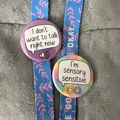 Autism Badge Set INCLUDES 6 Badges Badge Packs Autism Gift Autism ...