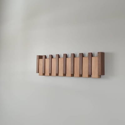 Wood Functional Wall Rack Wall Mounted Wooden Rack Wall - Etsy