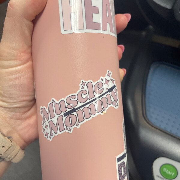Muscle Mommy Sticker, Powerlifting Sticker, Weightlifting Sticker ...
