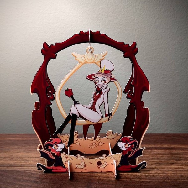 Lucifer Morningstar - Hazbin Hotel Paper Craft Standee - Etsy