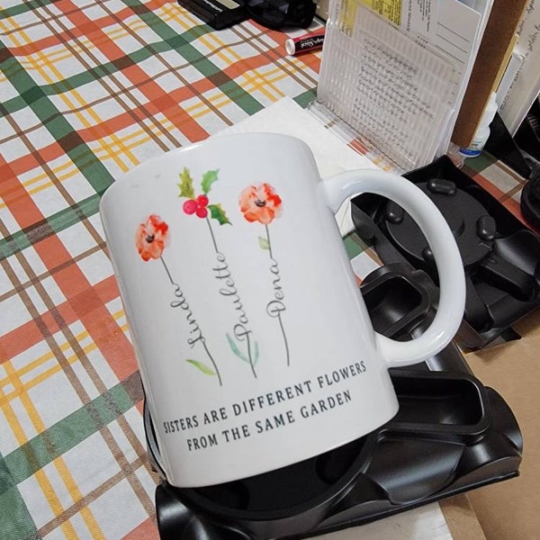 Birth Month Flower Mug Design Nanas Garden Mug T Ideas For