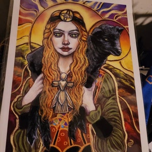 Sky Woman Iroquois Native American Mythology Pagan Turtle 8x10 Fine Art ...