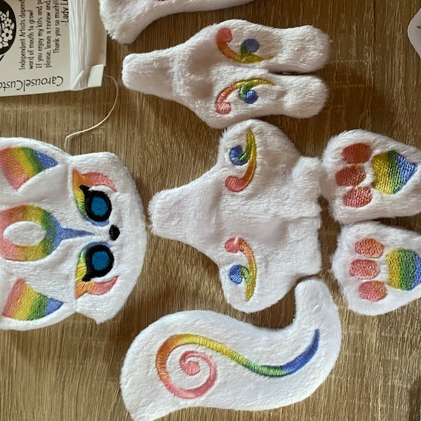 DIY KIT - Kitsune Plush - Littlefox's Toebeans - Japanese Spirit Fox ...