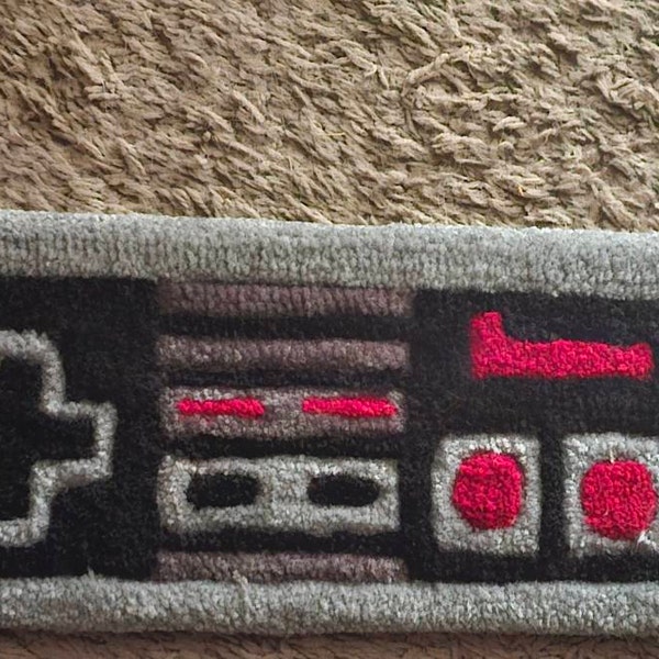 Tufted Mario Super Star Rug, Wall-hanging, PRE-ORDER Custom Carpet ...