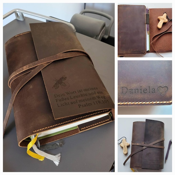 Engraved Leather Bible Custom Leather Holy Bible Xl Xxl Covers Case ...