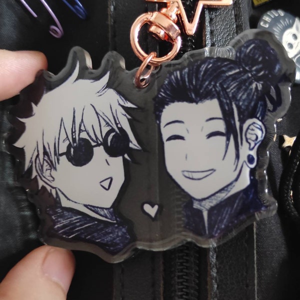 Gojo Geto Badge - JJK Badges - Jujutsu Kaisen Gift - Anime Merch ...