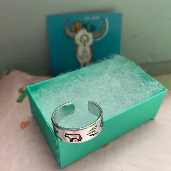 Western Rings, Buffalo, Steer Skull, Cow, Wrap Ring, Country, Cowgirl ...