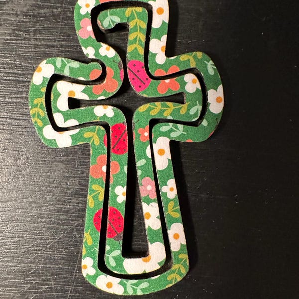 Cross Shaped Bookmark File, Religious Bookmark Laser File, Easter ...