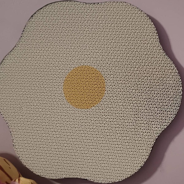Cute Flower Cat Scratching Board, Wall Cat Scratcher, Cat Wall ...