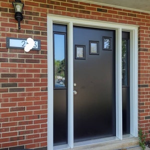 Mid Century Modern HOUSE NUMBERS Atomic Star Address Plaque | Etsy