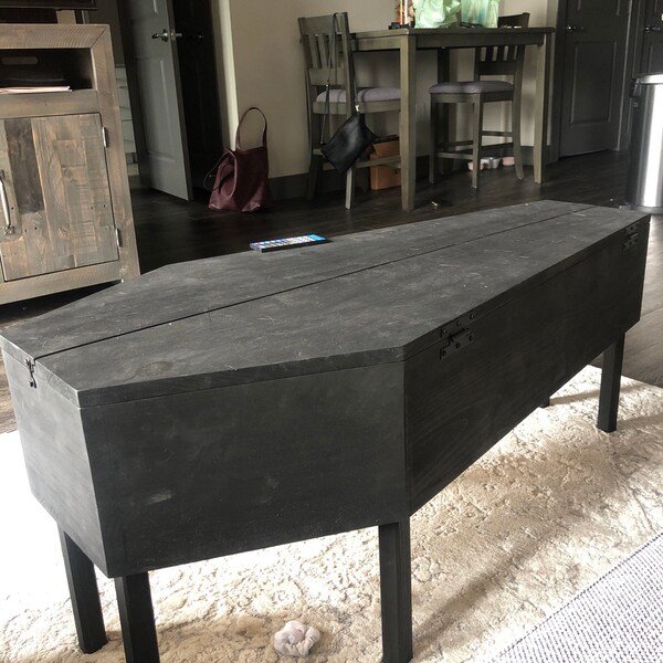 Coffin Coffee Table,coffee Table,coffin Storage,coffin Decor,coffin ...