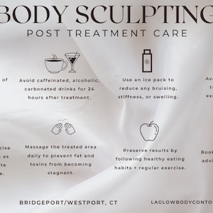 Body Sculpting Brochure Template: Tri-fold Flyer (digital Download) - Etsy