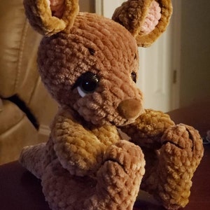 Crochet Kangaroo Pattern Amigurumi Kangaroo Tutorial Plush Kangaroo ...