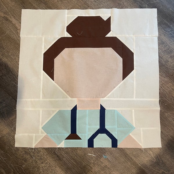 Female Doctor Nurse Quilt Block Pattern PDF Medical Professional ...