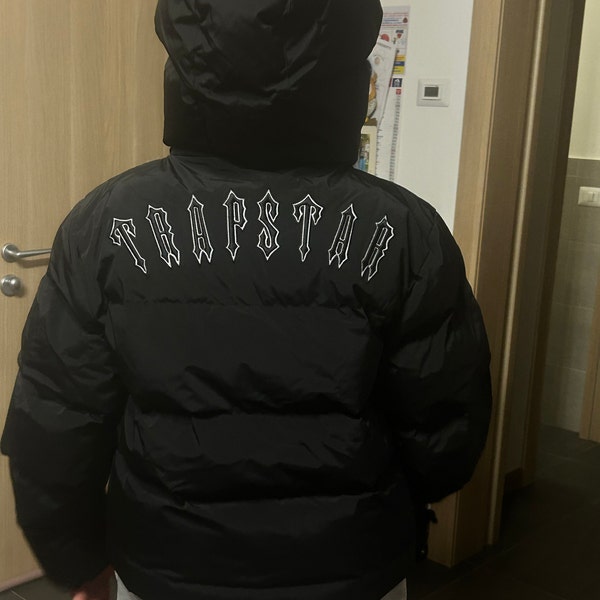 Trapstar Shooters London Detachable Hooded Puffer Jacket in Grey - Etsy