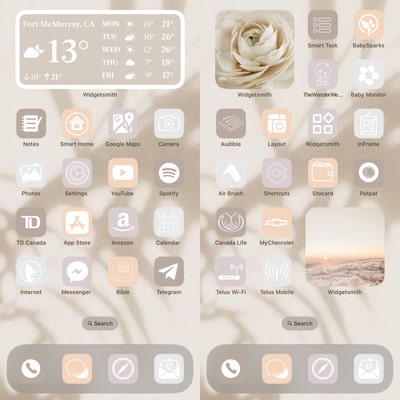 200,000 High Resolution Ios Neutral Beige White Icons Pack iPhone Ios ...