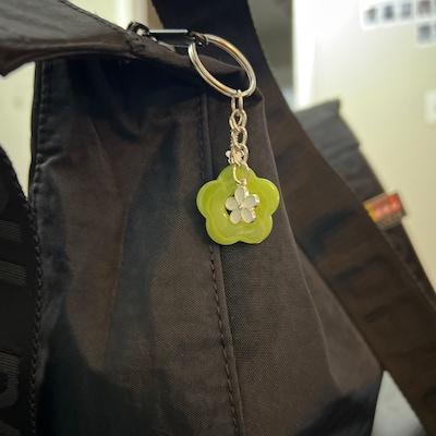 Flower Clip-on Keychain GOLD NOW AVAILABLE - Etsy