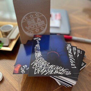 Lady Liberty Postcards, Set of 100. Perfect for Writing to Your Reps or ...