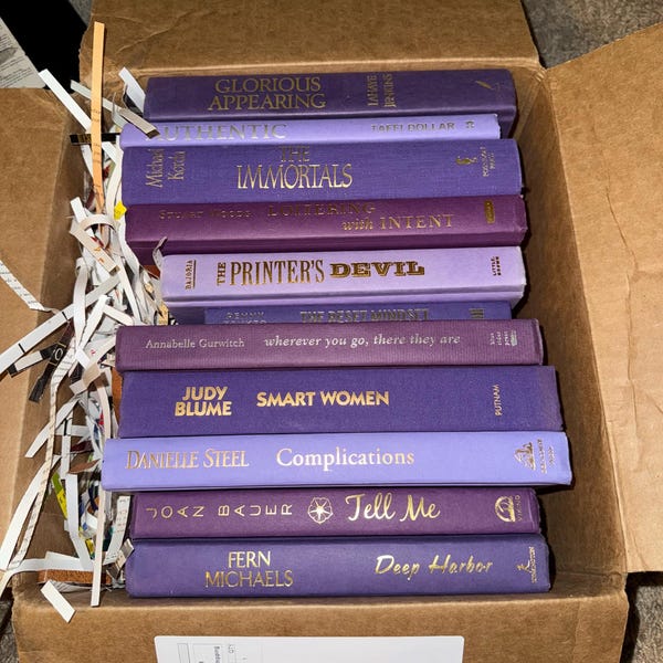 Purple Hardcover Books - Bulk - Etsy