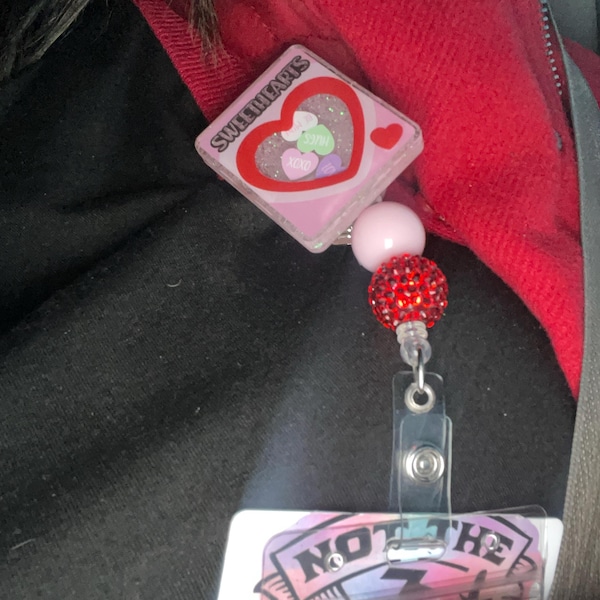 Sweetheart Valentines Badge Reel - Valentines Day Badge Reel - Shaker ...