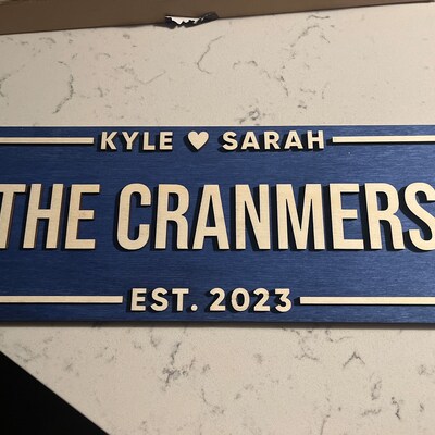 Wedding Gifts for Couple, Custom Wedding Signs, 3d Wood Signs ...