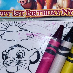 Choose Your Theme Party Favor Coloring Packets any Theme - Etsy