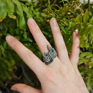 Silver Angry Gorilla Ring, , African Gorilla Men Ring, Mens Ring ...
