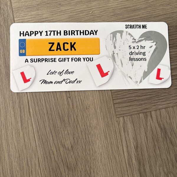 Personalised Scratch Reveal Boarding Pass | Scratch off Surprise ...