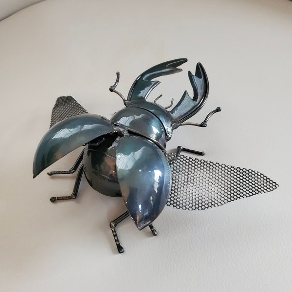 Metal Sculpture Wasp, Black Wasp America. Art Wasp Figurine. Welded ...