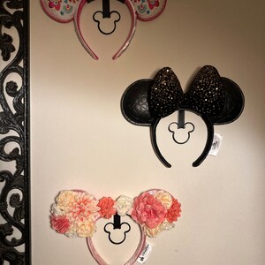 Decorated Mickey Ear Wall Displays 5 or 10 Packs - Etsy