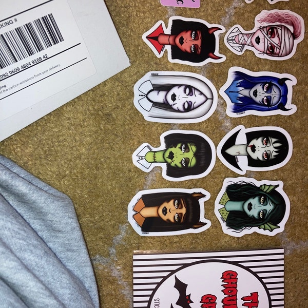 Spooky Girl Gang Sticker Pack - Etsy